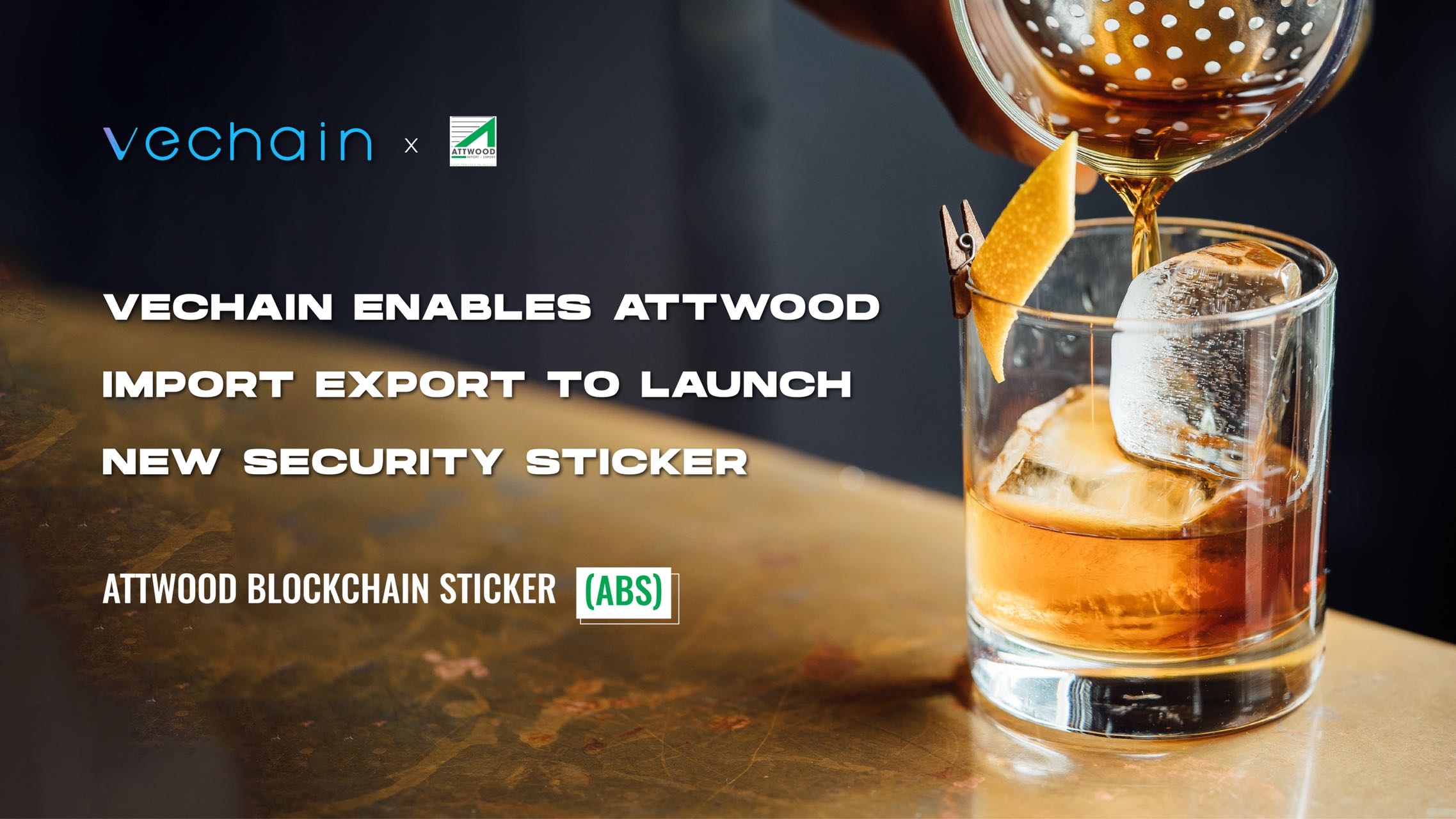VeChain & Attwood Import Export Launch Blockchain Security Sticker To ...