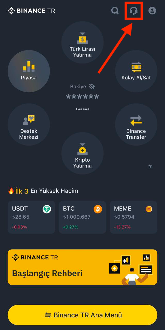 Binance TR Hızlı Menü Başlangıç Rehberi