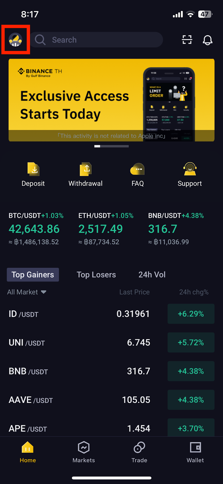 How to Find My Binance TH User ID (UID) | Binance TH