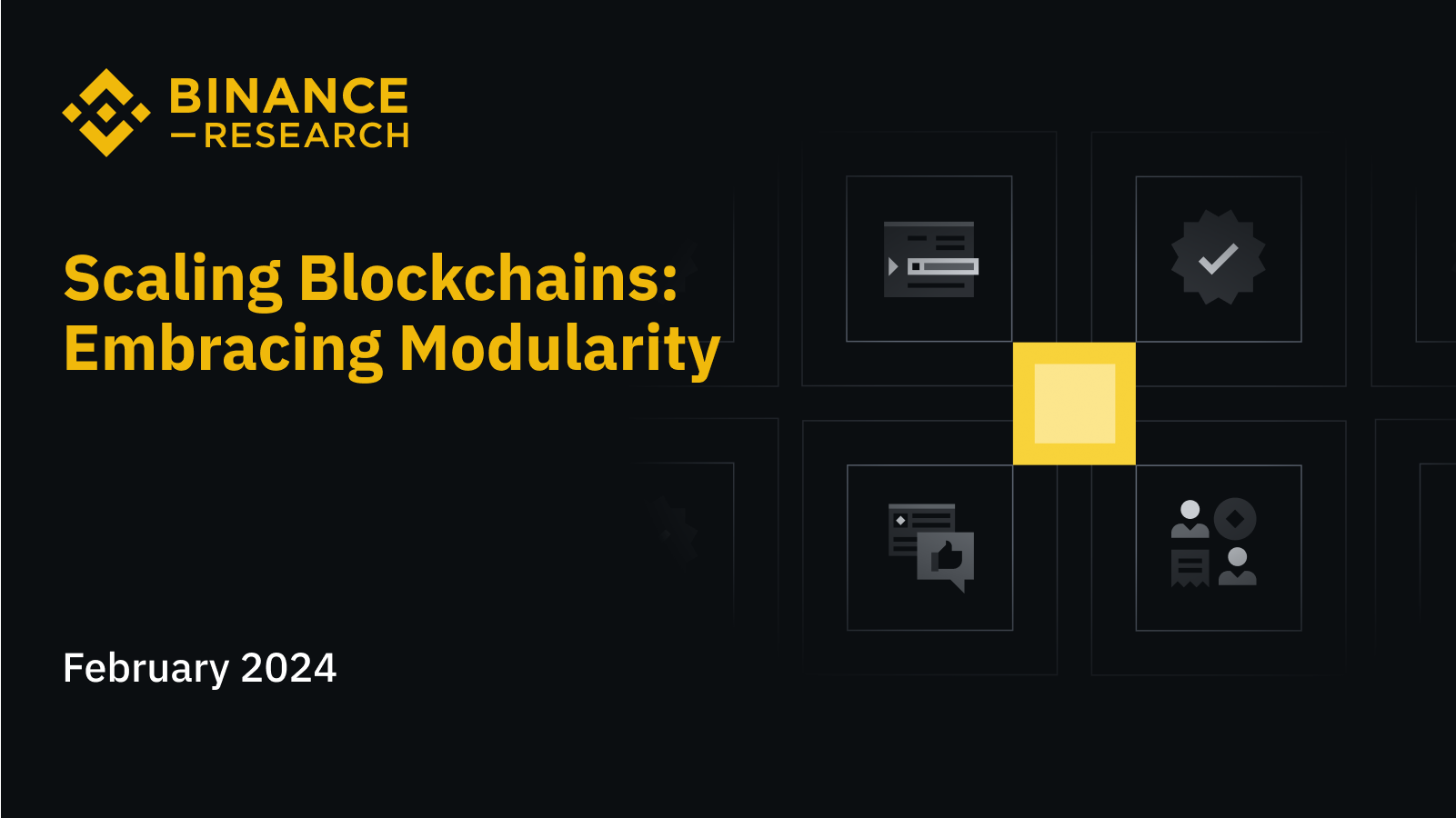 Scaling Blockchains: Embracing Modularity
