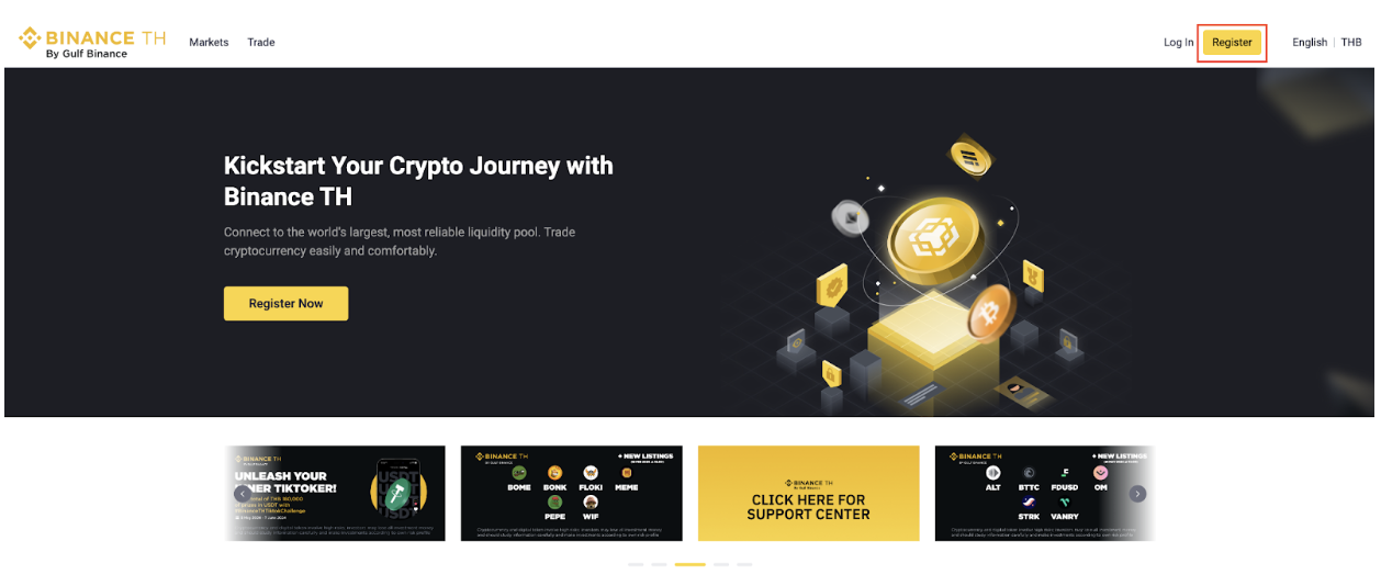 How to Register on Binance TH [WEB] | Binance TH