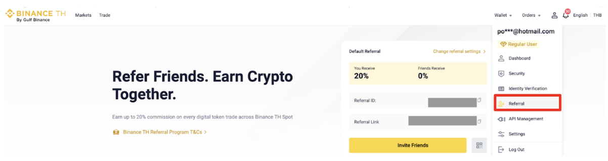 How to Create Referral Code/Link | Binance TH