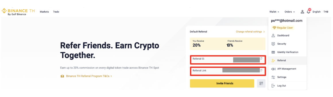 How to Create Referral Code/Link | Binance TH