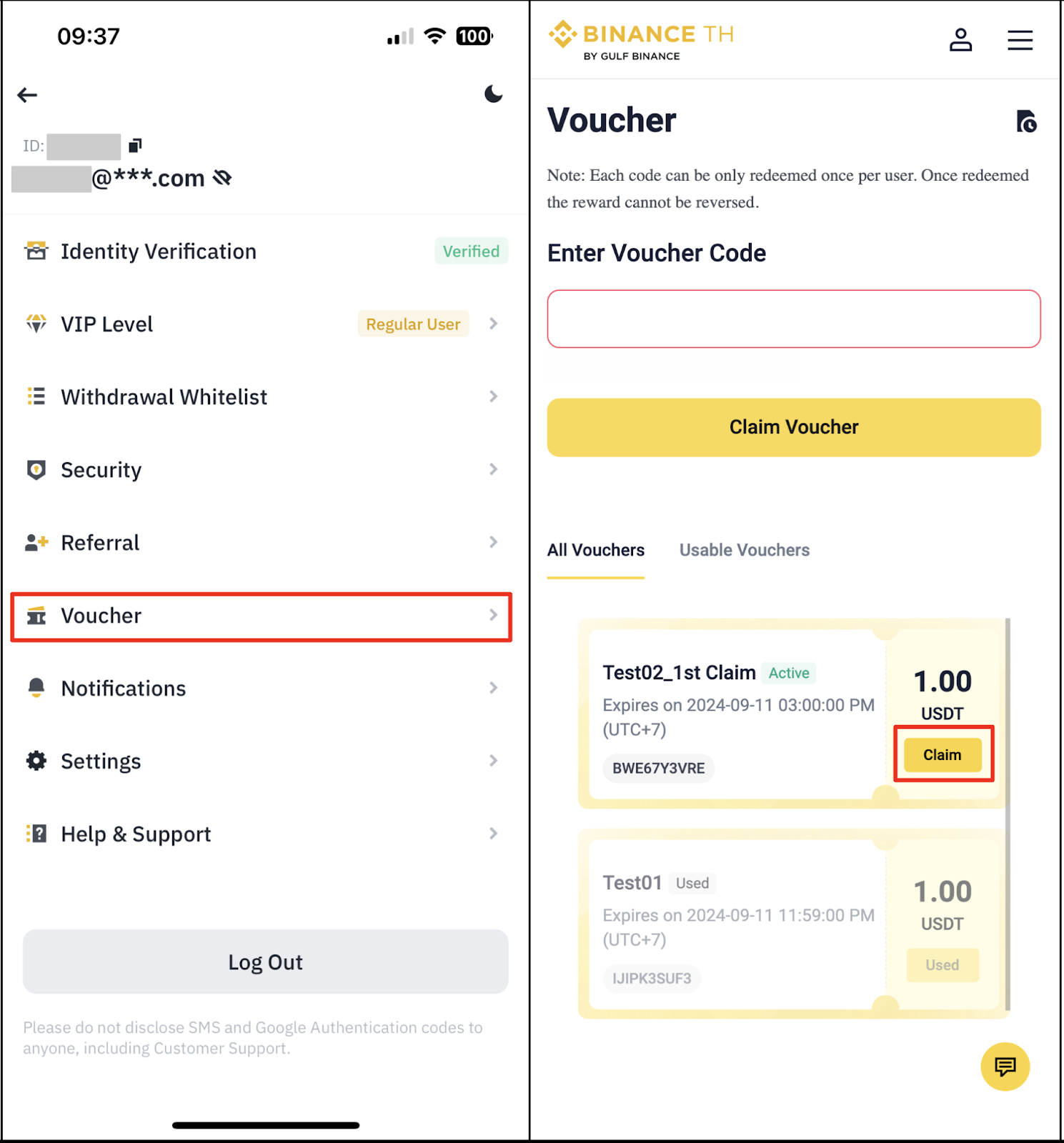 How to Claim Token Voucher on Binance TH? | Binance TH